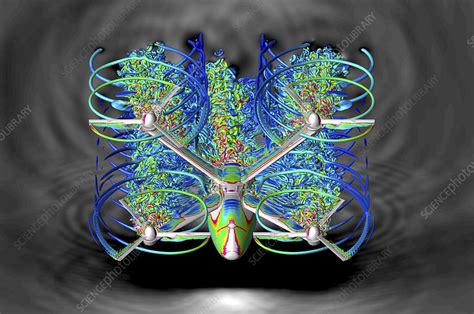 Passenger Quadcopter Concept Simulation Stock Image C Science Photo Library