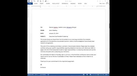 Apa Memo Template Word Business Memo Templates Memo Format Samples In Word And In Case