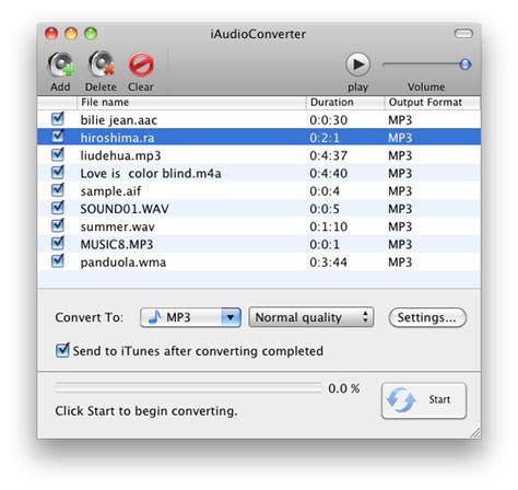 IAudioConverter The Best Full Featured Mac Audio Converter And CD Burner