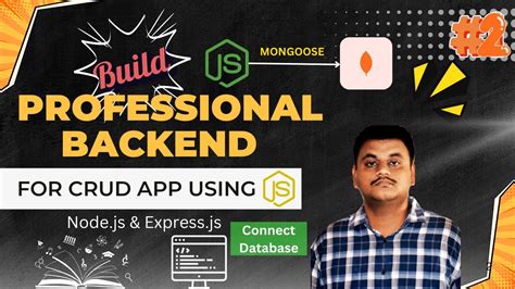 build a professional backend for your crud app with nodejs and express