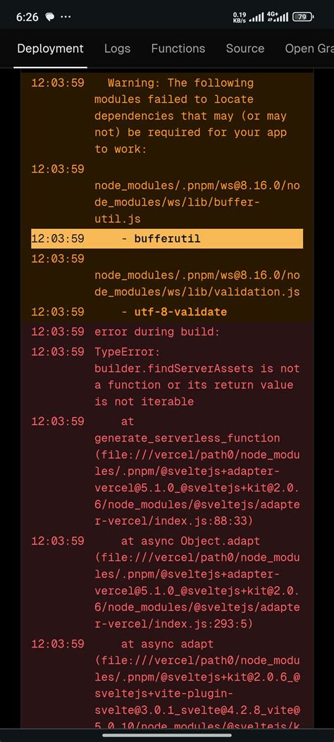 Having Troubles Deploying To Vercel Rsveltekit