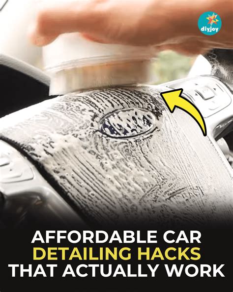 Affordable Car Detailing Hacks That Actually work | DIY Joy