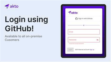 Login Using Github Is Now Available To All On Premise Users