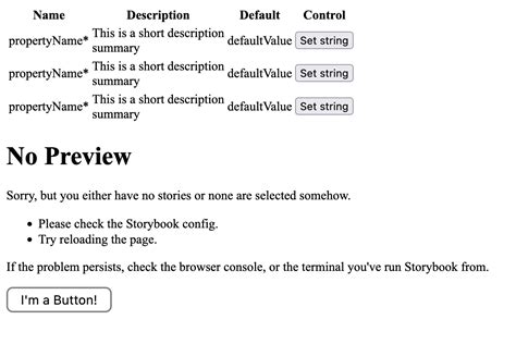 Storybook Vite Shows No Preview But Still Renders Story Stack Overflow