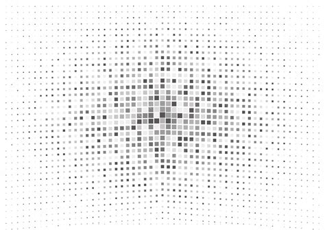 Premium Vector Monochrome Square Seamless Pattern Background