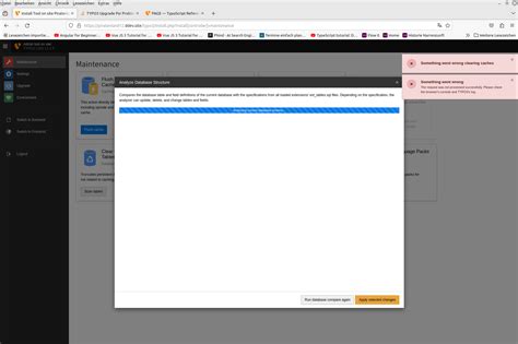 If You Get During An Update To TYPO3 12 The Following Error Messages Something Went Wrong