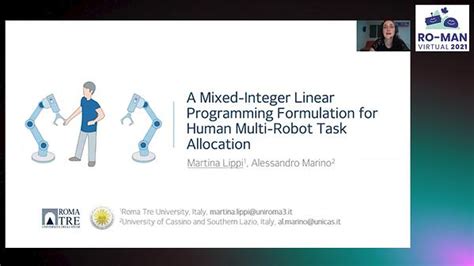 Underline A Mixed Integer Linear Programming Formulation For Human Multi Robot Task Allocation