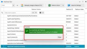 Unlock Hidden Windows Features Installing ViVe Tool GUI