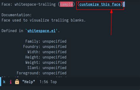 emacs 代码太长显示代码颜色变色和多余空格背景颜色设置 emacs general emacs china