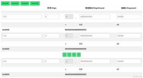 在线ieee浮点二进制计算器工具二进制转浮点数 在线 Csdn博客