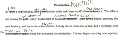 Video ‘pocahontas ‘avatar Script And Trailer Mashup