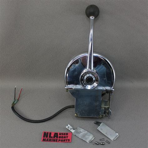 Mercruiser Mercontrol Single Lever Binnacle Chrome Shift Throttle Cont Nla Marine