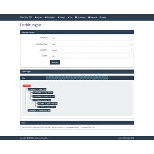Jual Source Code Data Mining Klasifikasi Algoritma C PHP Kota Denpasar Rumah Source Code