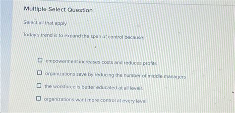 solved multiple select questionselect all that applytoday s