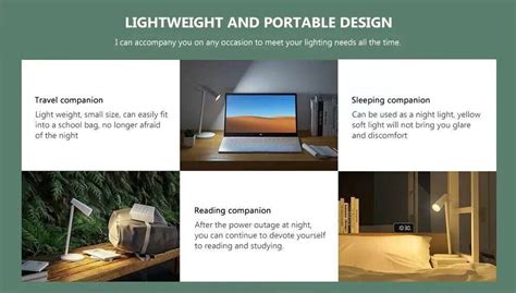 Xiaomi Mijia Rechargeable LED Table Lamp Best Price In Bangladesh