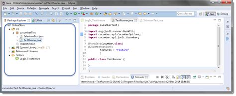 How To Set Up Junit Test Runner Class To Run Cucumber Features