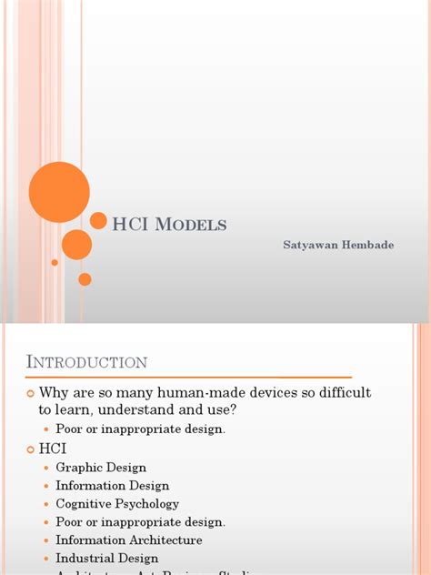 Models Of Hci Pdf Conceptual Model Inputoutput