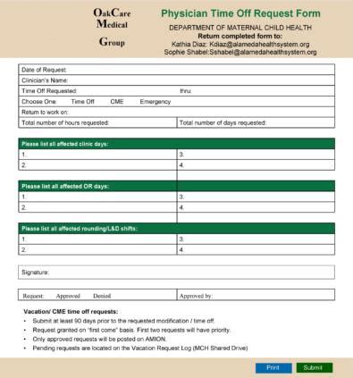 Effective Time Off Request Forms Templates ᐅ TemplateLab