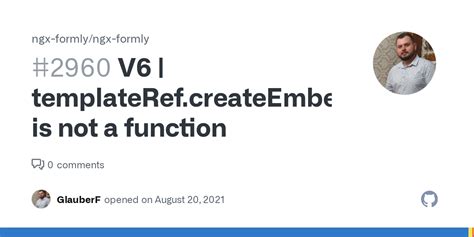 v6 templateref createembeddedview is not a function · issue 2960