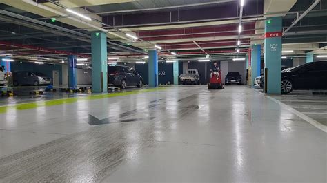 장마철 지하주차장 결로청소