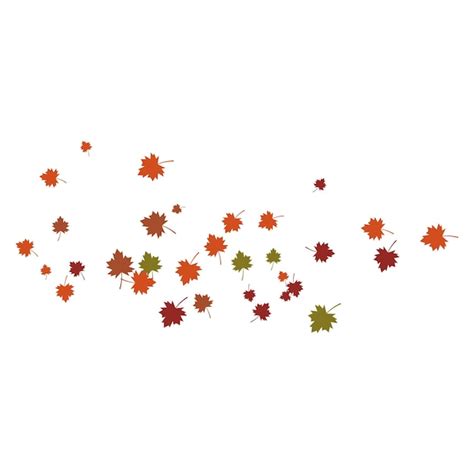 Premium Vector Autumn Leaf Background Template Vector Illustration