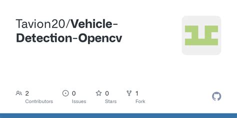 Github Tavion20 Vehicle Detection Opencv