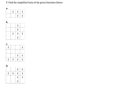 Solved Find The Simplified Form Of The Given Functions Chegg