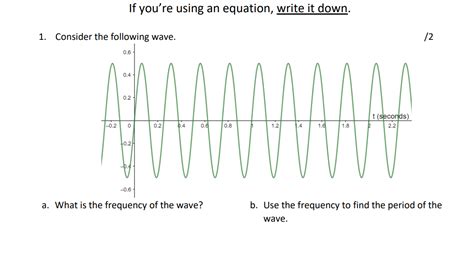 Solved If You Re Using An Equation Write It Down 1 Chegg Com