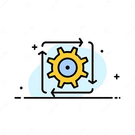 Workflow Automation Development Flow Operation Business Flat Line