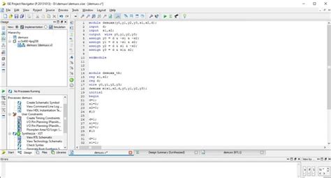 100daysrtl Digitaldesign Verilog Xilinx Hdl Demultiplexer