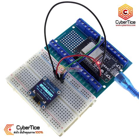 สอนใช้งาน Esp32 จอแสดงผล Oled 128x64 V20 แบบ I2c ขนาด 096นิ้ว 2022