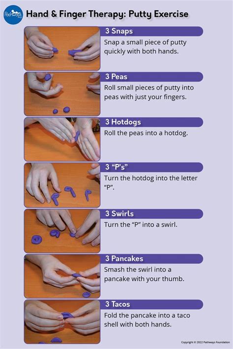 Hands And Finger Exercises Using Putty Artofit