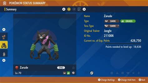 Pokémon Scarlet And Violet Menu Customisation