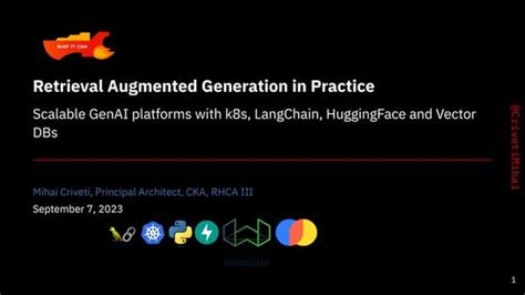 Ai Presentation And Introduction Retrieval Augmented Generation Rag