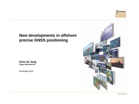 Pdf New Developments In Offshore Precise Gnss Positioning Dokumentips