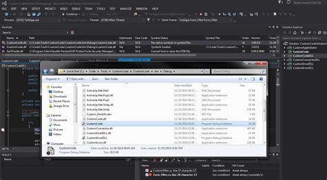 C The Breakpoint Will Not Currently Be Hit No Symbols Have Been Loaded For This Document