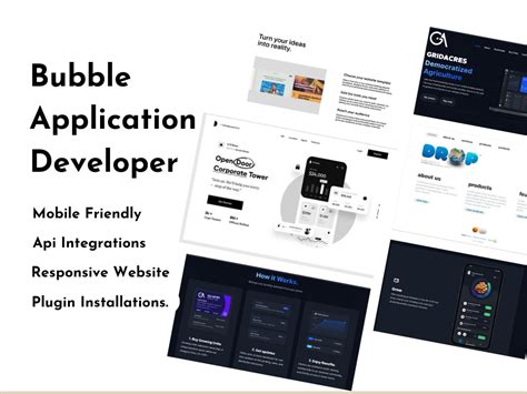 Bubble io developer bubble io website development mvp app api ai saas | Upwork