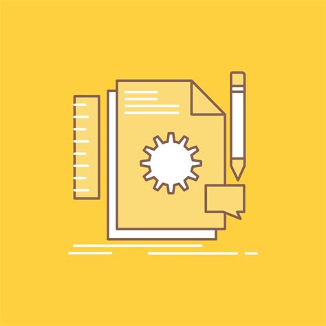 Creative Design Develop Feedback Support Flat Line Filled Icon Beautiful Logo Button Over