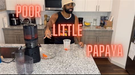 Juicing For Beginners Papaya And Sorbet 🍦🍧🧊 Youtube