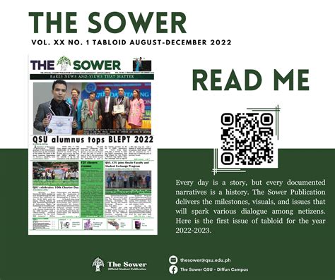 𝐌𝐀𝐁𝐔𝐇𝐀𝐘 Every Day Is A The Sower Qsu Diffun Campus