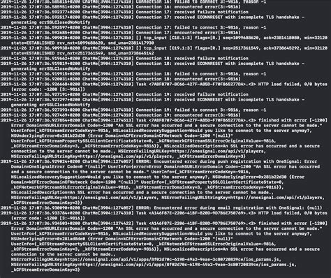 Ios Xcode 112 Swift 132 An Ssl Error Has Occurred And A Secure