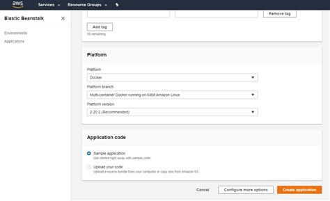 Розгортання веб додатка з кількома контейнерами — aws elastic beanstalk