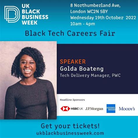 Golda Boateng On Linkedin Ukbbweek Blackintech Techcareers