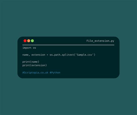 Python Os — Get The Extension Of A File Scriptopia Medium