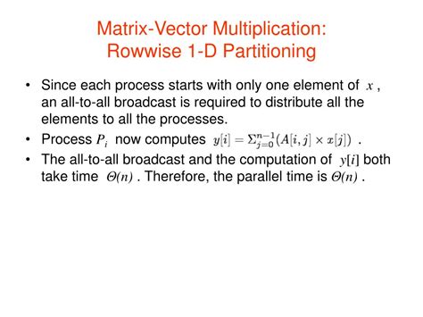 Ppt Dense Matrix Algorithms Powerpoint Presentation Free Download Id7193