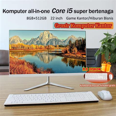Jual Komputer Kasir Pc Core I Computer All In One Full Set Inch Ips Ram G Gb Ssd