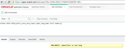 Ora 00001 Unique Constraint Violated Longer Names Coming To Oracle