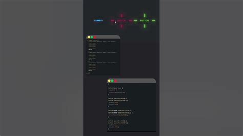 Modern Css Glowing Button Hover Effects Html Css Tutorial Youtube