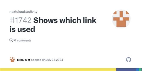 Shows Which Link Is Used · Issue 1742 · Nextcloudactivity · Github