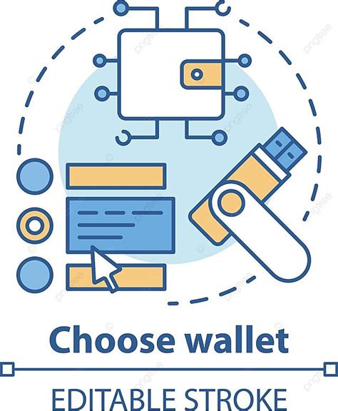 Digital Wallet Icon For Secure Money Transactions Editable Concept Logo Vector Editable